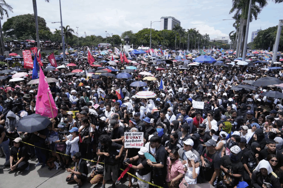 ‘Enormous evil’: Thousands rally in the Philippines over corruption scandal