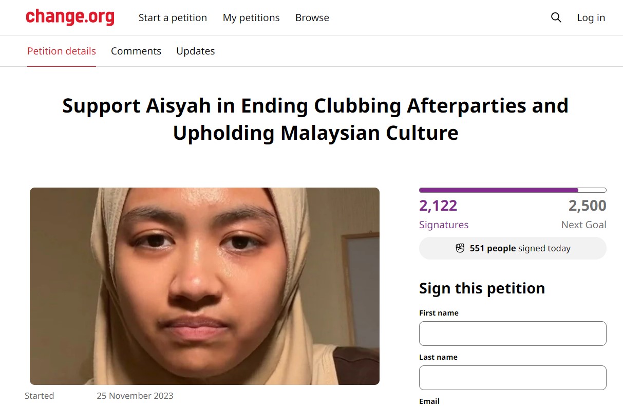 In defence of brave Aisyah who is accused of stirring religious tension ...