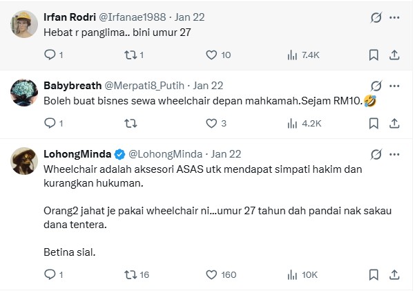 26 y.o. 3rd wife of ex-army chief mocked for attending her money ...