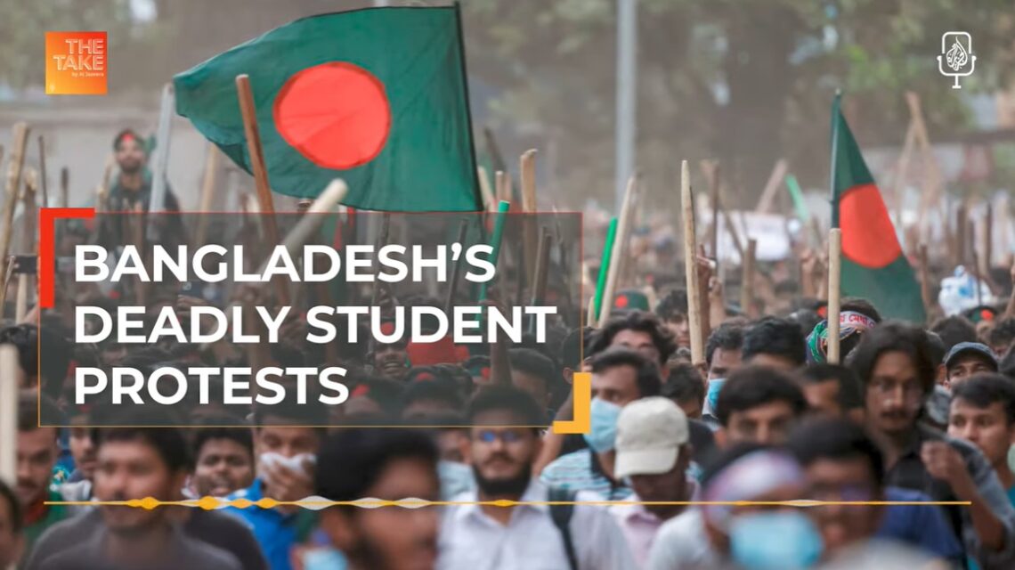 Why are Bangladesh students protesting?
