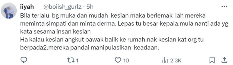 Foreign beggars who resort to oxygen mask to elicit sympathy leave netizens unimpressed