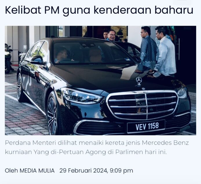 Social media set abuzz with newly-installed Agong presenting PMX with ...