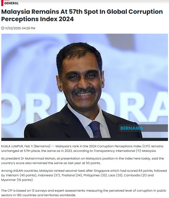 Malaysia’s stagnant corruption ranking: Has Anwar’s ‘reformasi’ turned into ‘reformati’?