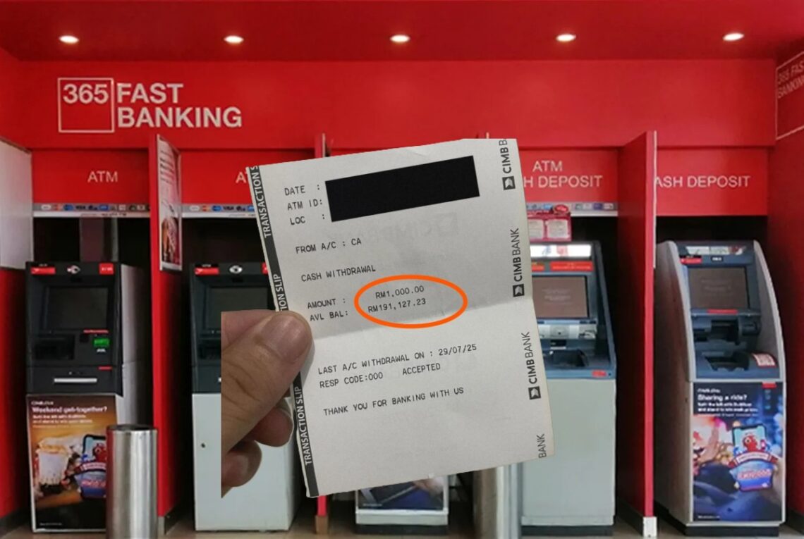 Discarded CIMB ATM slip displaying 6-figure balance elicits envious ...