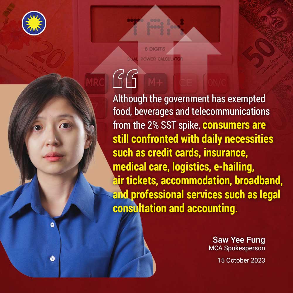 MCA: Gov’t should heed public opinion, reinstate GST at 3-4%