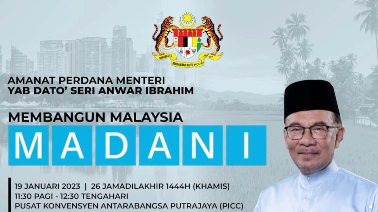 PM unveils “Madani Nation” slogan to guide the nation forward