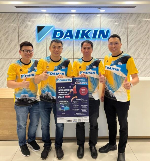 Daikin Malaysia keeps badminton ‘cool’ with international tournament