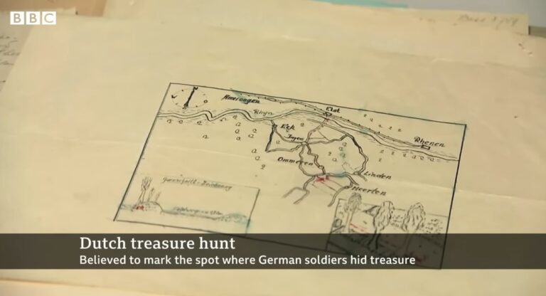Old Nazi map sparks treasure hunt in Netherlands - Focus Malaysia