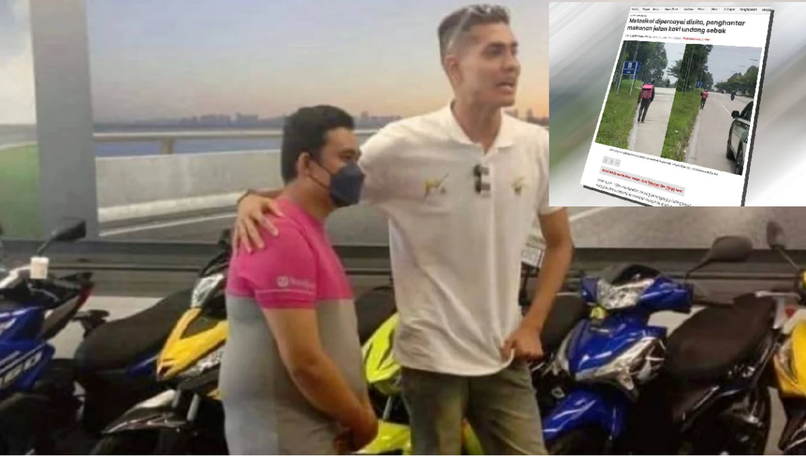Social media influencer’s helping hand to e-hailing rider melts ...