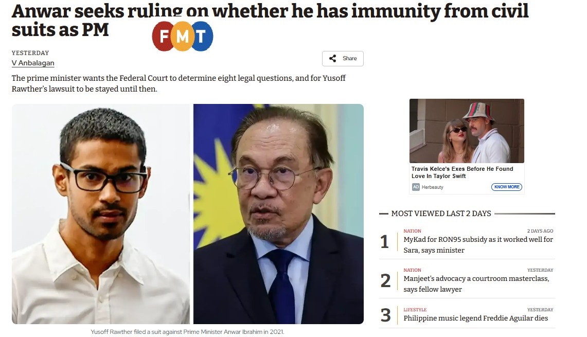 Siti Kasim: Maybe hard for PMX to gain immunity from Federal Court ...