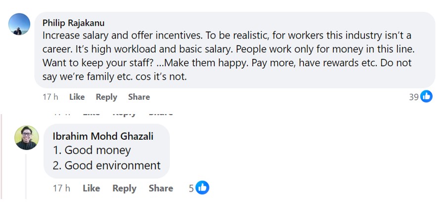 Netizens share/exchange useful tips on talent retention in Malaysian ...