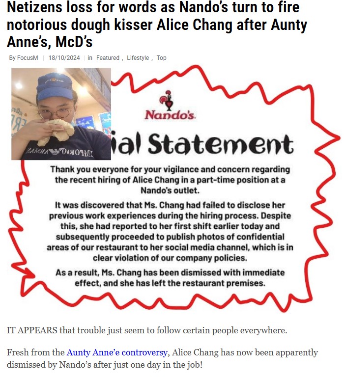 Notorious internet personality Alice Chang launches academy; netizens ...
