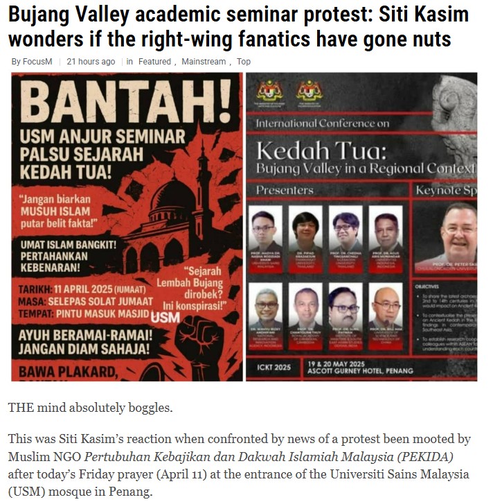 Malaysians Must Know the TRUTH: Bujang Valley enthusiast Ramasamy on ...