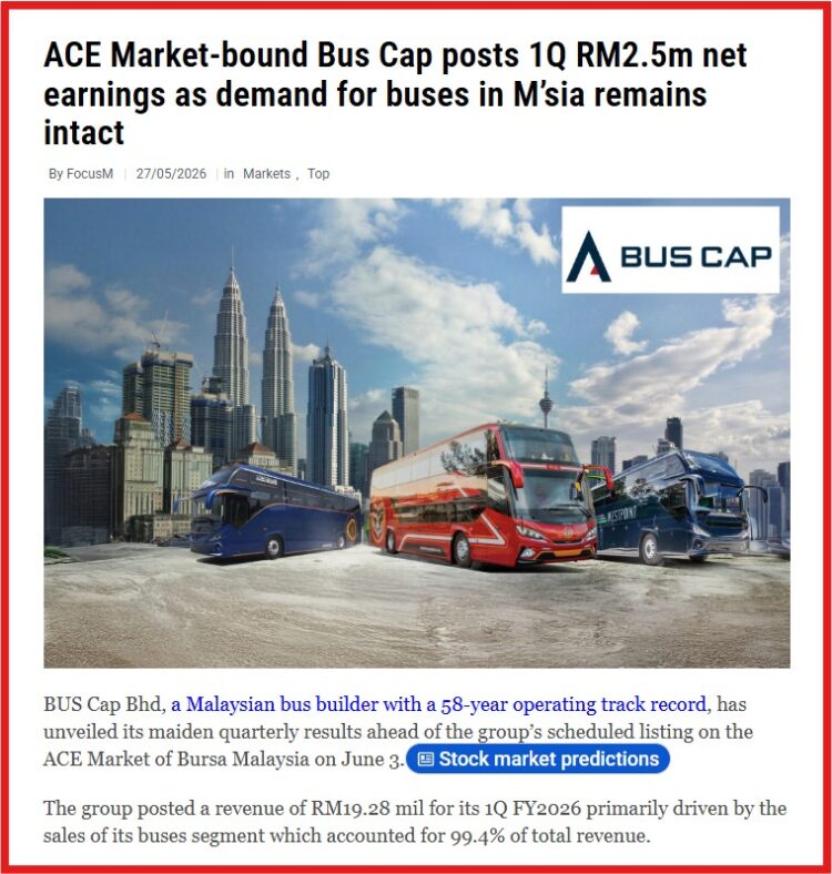 Bus Cap’s low-key, lightweight IPO may be the re-rating set-up ...