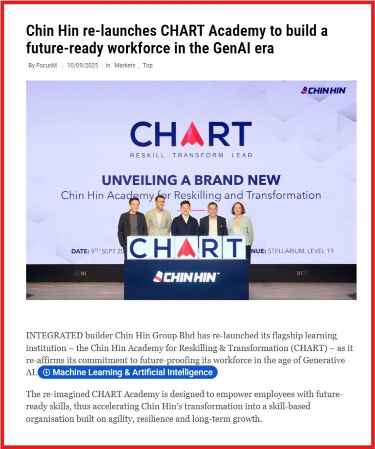 Chin Hin Group concludes AI Hackathon 2026 which paves the way from ...