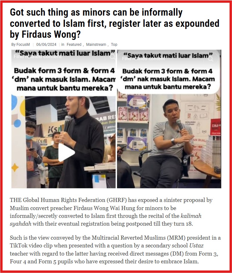Malaysians Must Know the TRUTH: 41-year Muslim convert: “Ridhuan Tee ...
