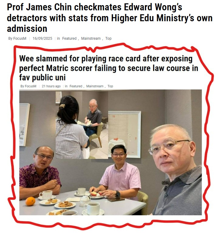 Vocal Prof James Chin remains steadfast in airing his views despite ...