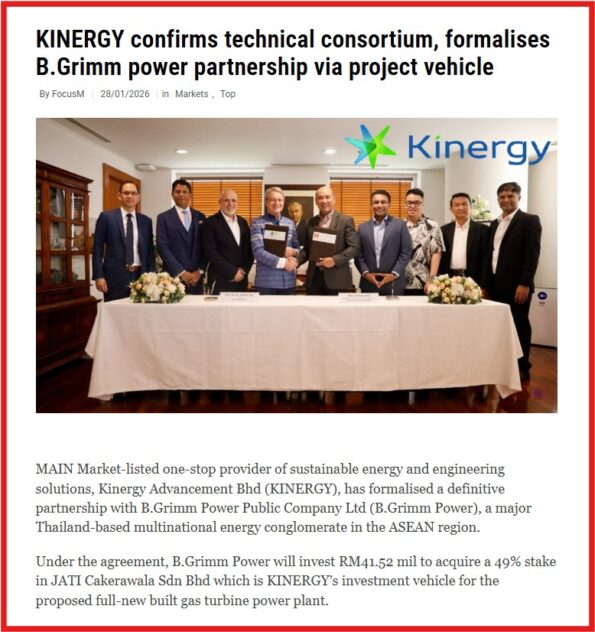 Kinergy doubles FY2025 revenue to record RM513m as sustainable energy ...