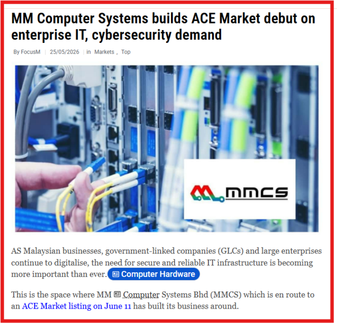 MM Computer Systems draws strong public interest with IPO ...