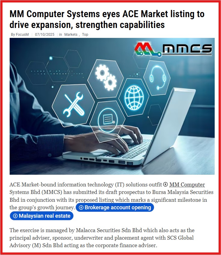 ACE Market-bound MMCS Group poised to benefit from Malaysia’s RM470b ...