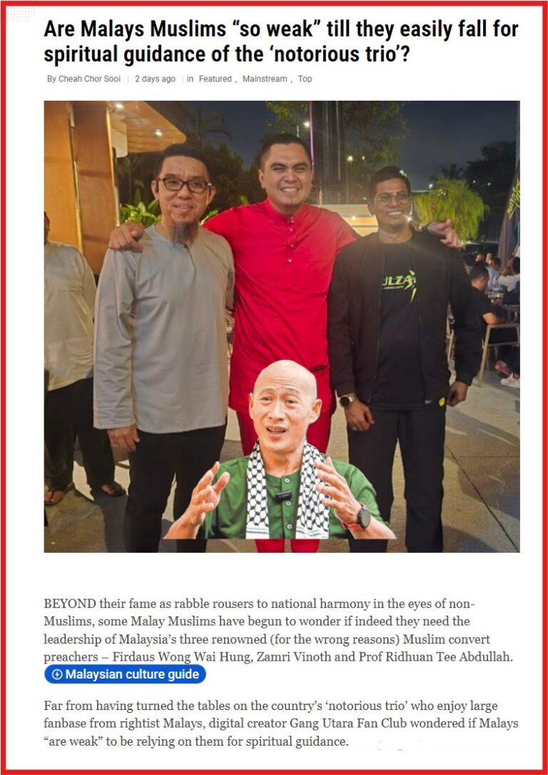 Malaysians Must Know the TRUTH: Shouldn’t Firdaus Wong, Zamri Vinoth be ...
