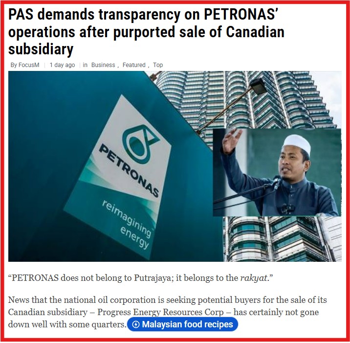 Is it more politically correct for PETRONAS to term its 5k headcount ...