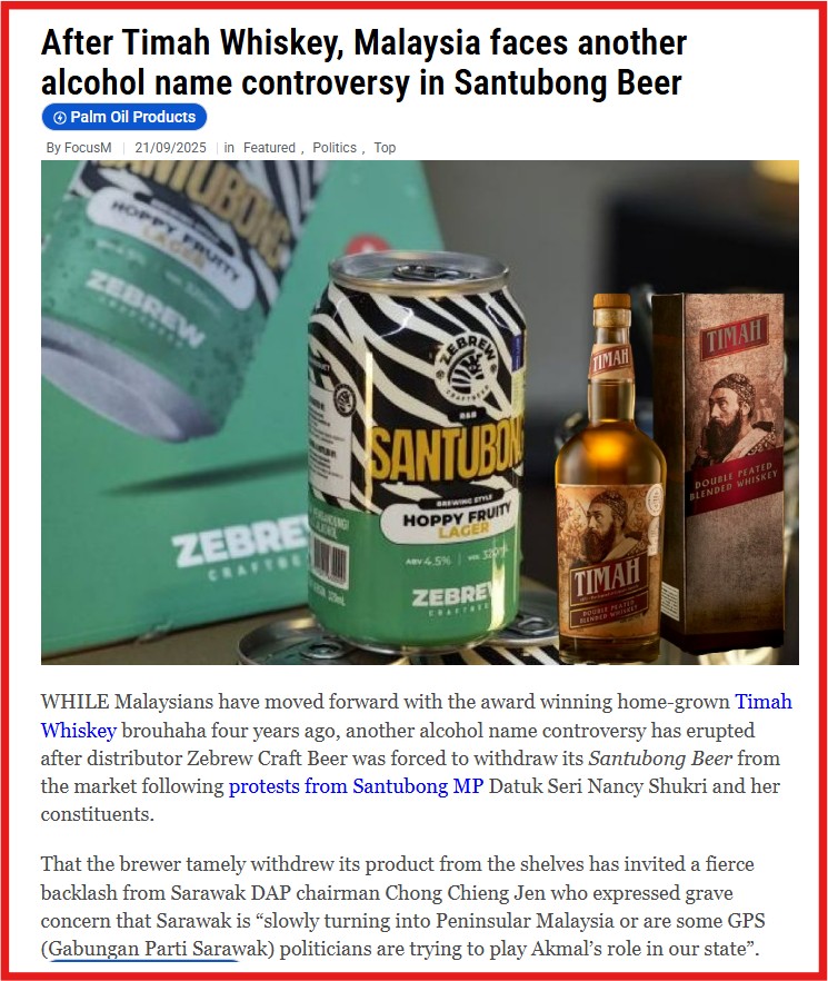 Beyond the Santubong Beer controversy: Is political Islam creeping into ...