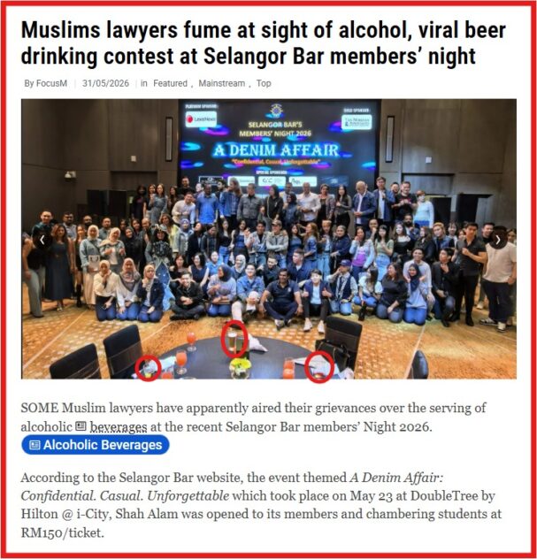 “Furore over S’gor Bar beer contest with Muslim m/ship fees akin to NM ...