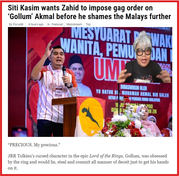 Is UMNO now divided on backing or outright opposing Akmal’s “no fear ...