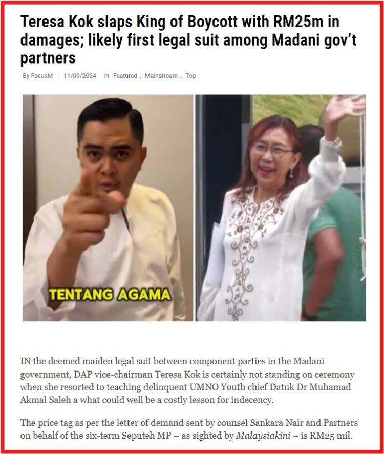 RM25m and counting: Teresa Kok staring at bumper Year of the Horse from ...