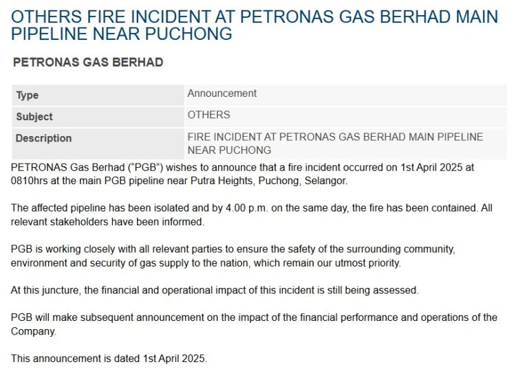 Petronas Gas’ public liability insurer may face tough time, stock price ...