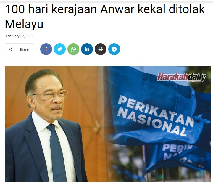 Harakah: After Malays, non-Malays, too, will lose faith in Anwar’s ...
