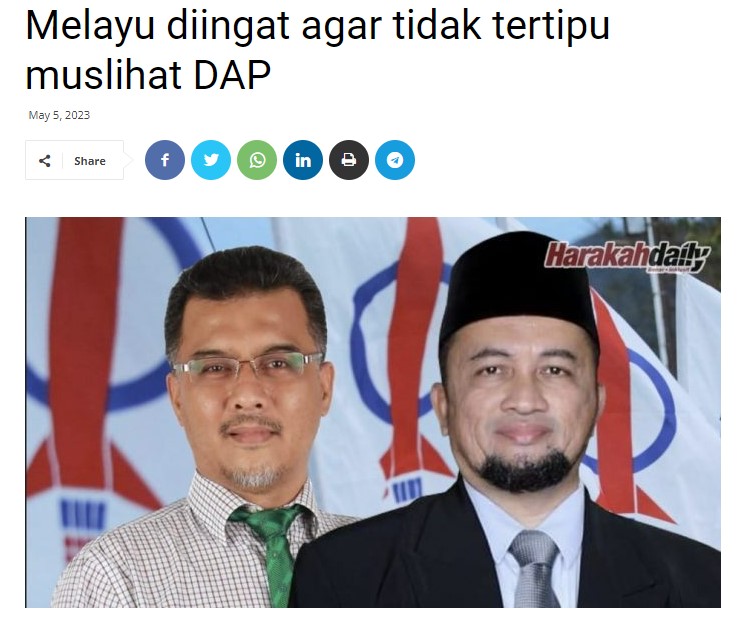 Very unlikely Rafizi embarks on DAP-bashing as per claim of PAS Jengka ...