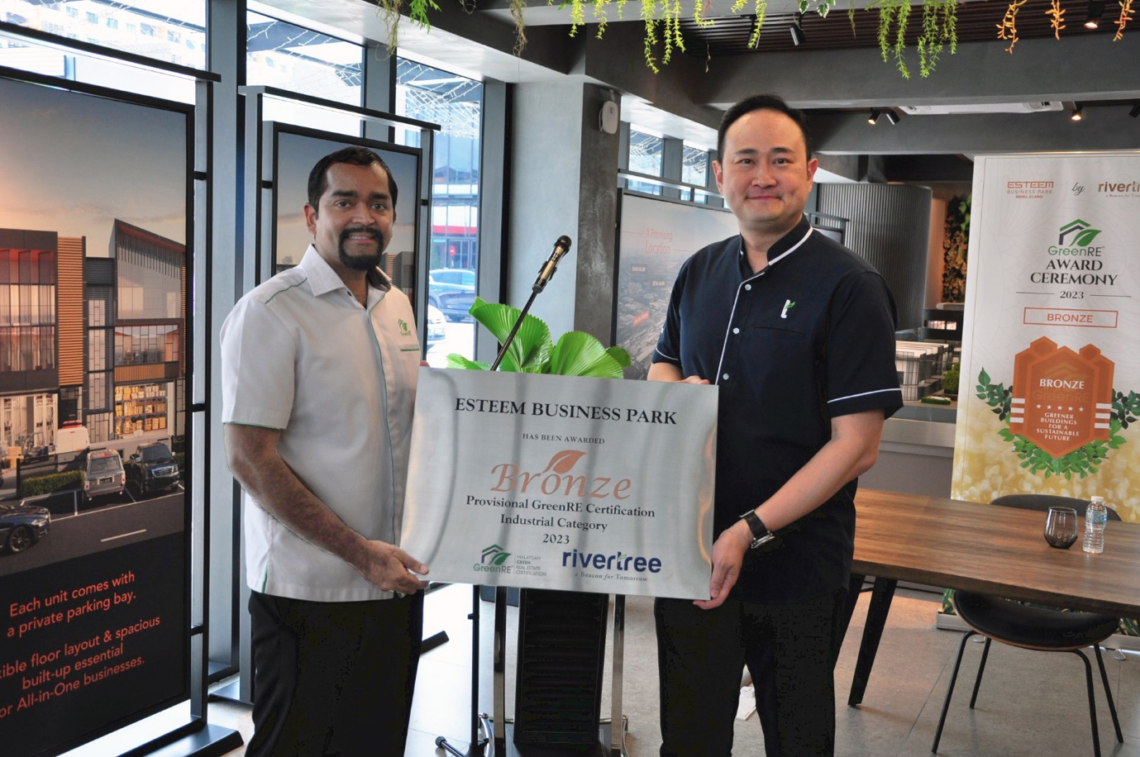 Honoured with 2023 GreenRE Bronze Award, Rivertree rolls out innovative ...