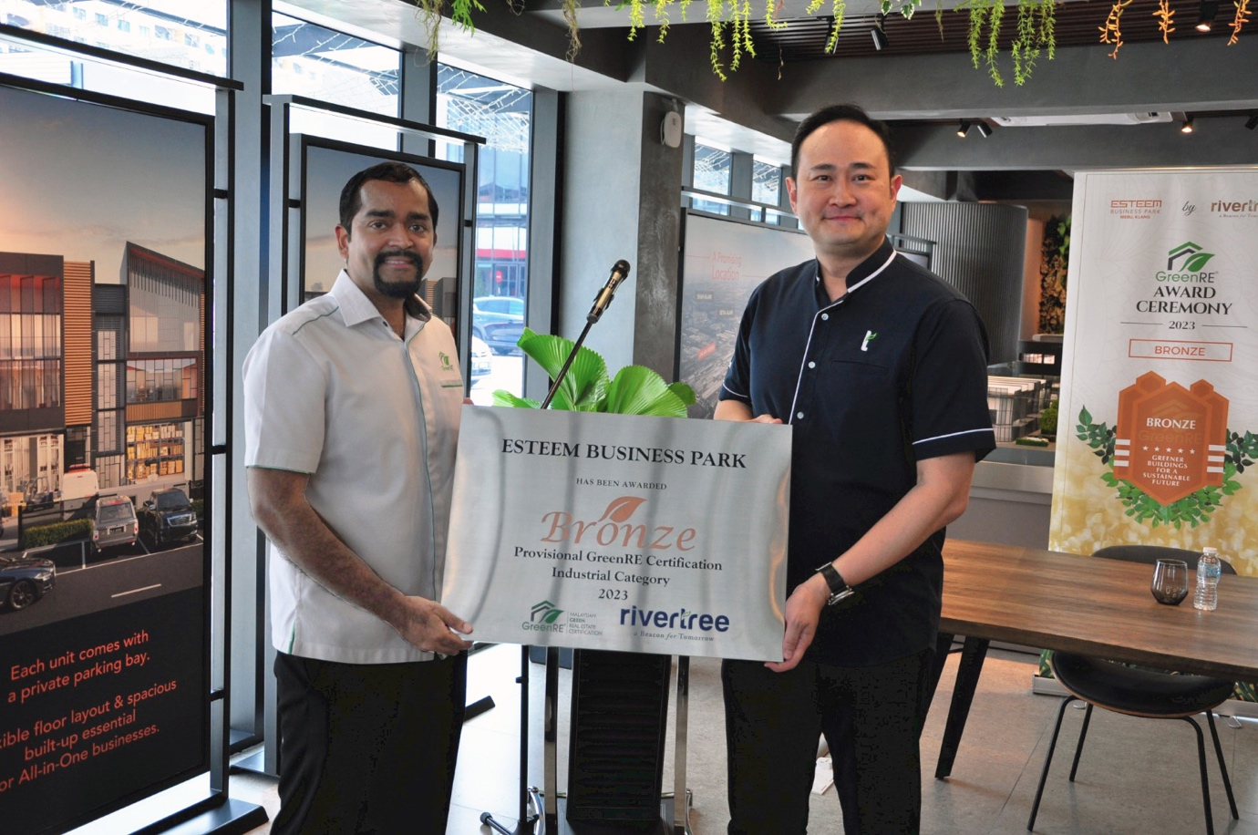 Honoured with 2023 GreenRE Bronze Award, Rivertree rolls out innovative green building solutions