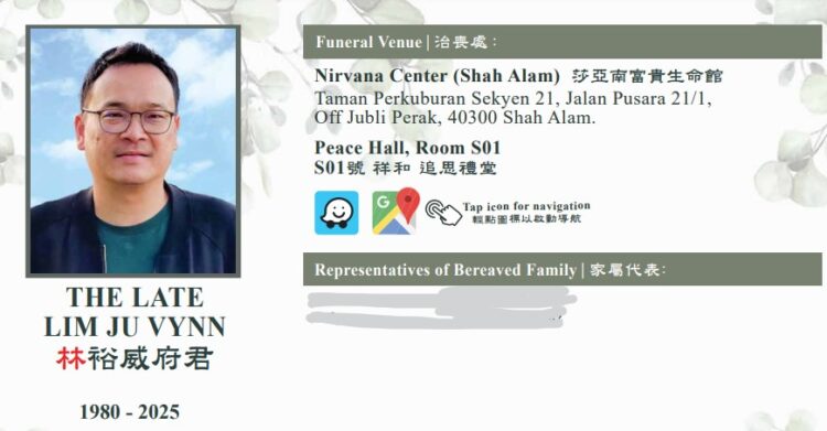 Concerned Malaysians want justice for late customs tribunal officer Lim ...