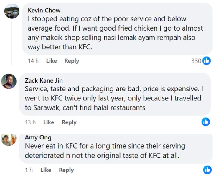 As boycott taking its bite with KFC “suspending” 108 outlets, netizens ...