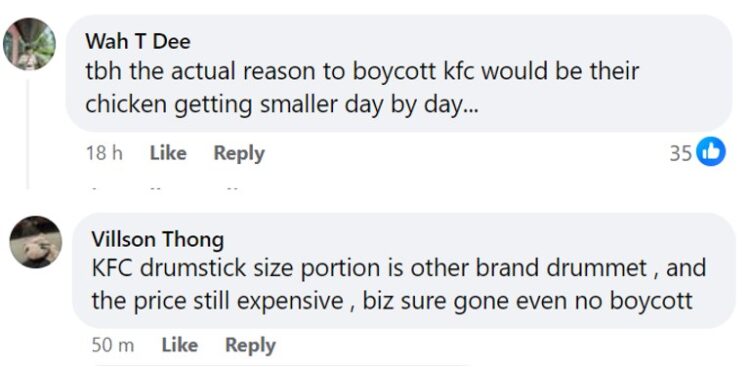 As boycott taking its bite with KFC “suspending” 108 outlets, netizens ...
