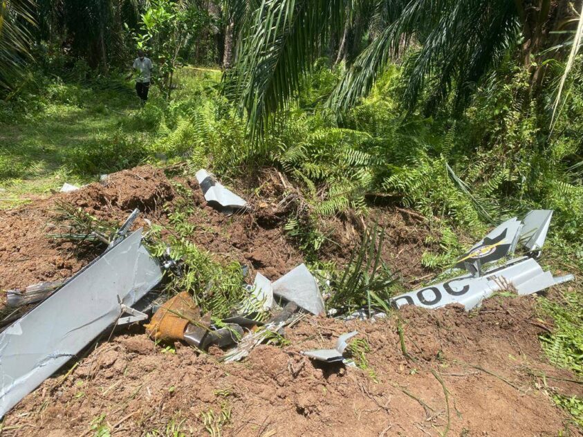 Light aircraft crashes in rubber estate in Klang Light aircraft crashes in rubber estate in Klang