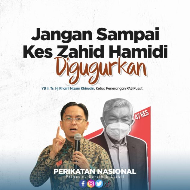 PAS: 2nd biggest national shame if Zahid’s 47 CBT, graft & money ...