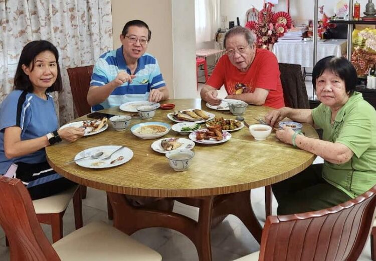 A precious bonding time for father & son politicians in the Lim household