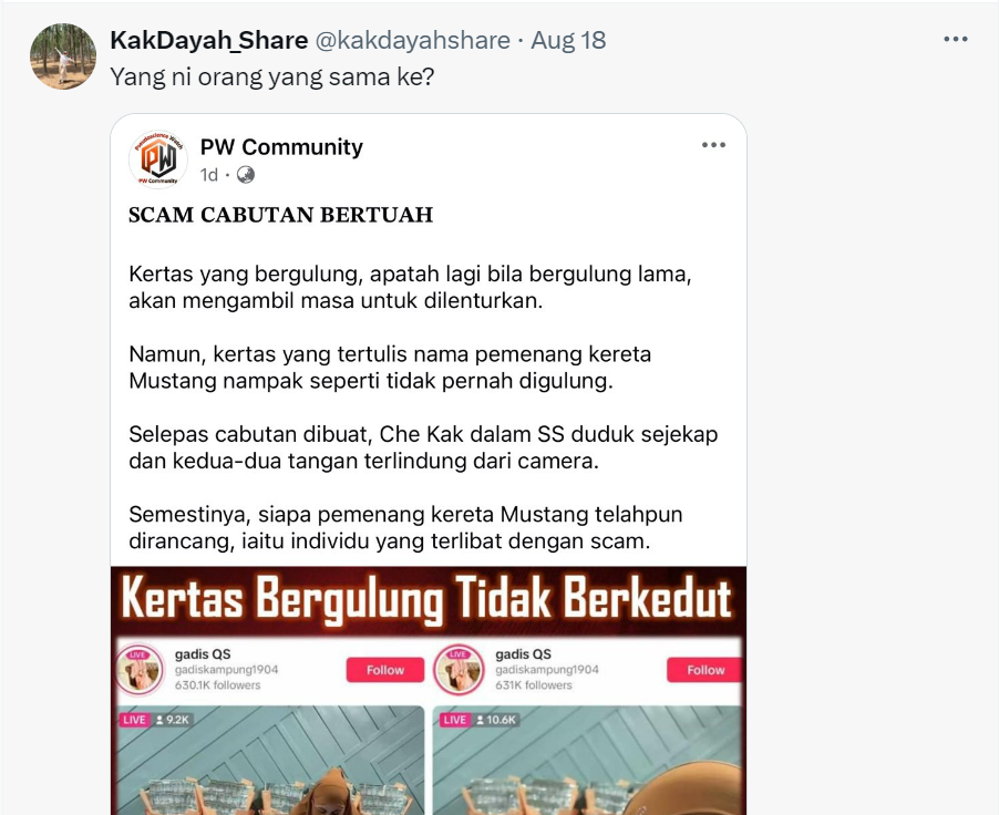 Malaysians Must Know the TRUTH: Online lucky draw with huge, lucrative prizes draws attention ...