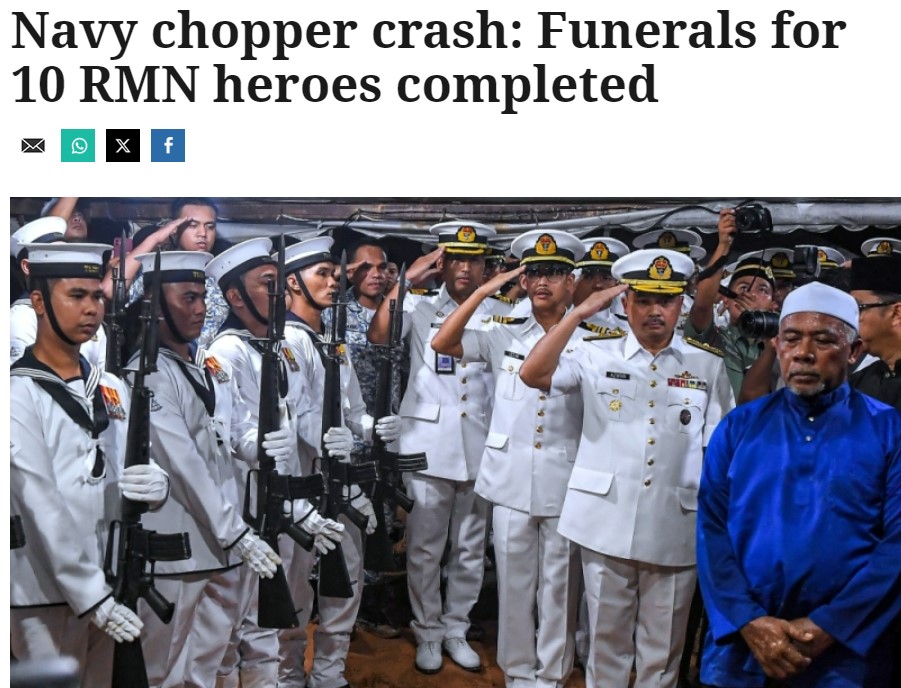 Lumut chopper crash: Should those perished be deemed “heroes” or just ...