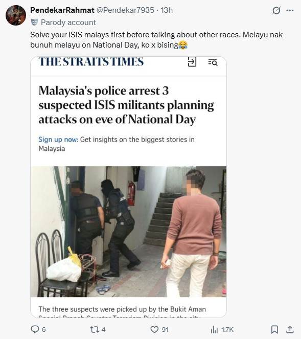 Perlis Mufti slammed for casting fears of “major riots” as Hindutva ...