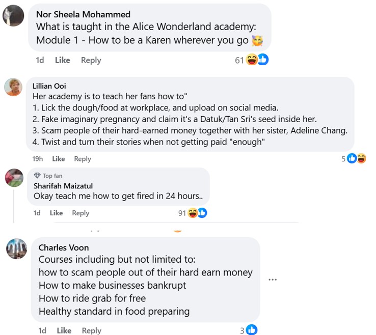 Notorious internet personality Alice Chang launches academy; netizens ...
