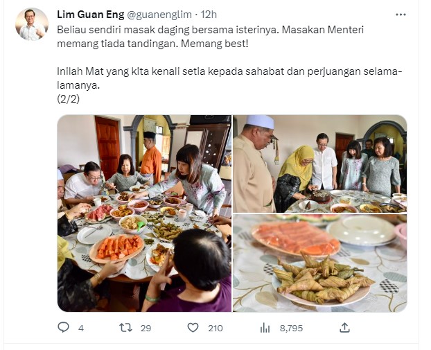 Lifetime friendship: A yearly tradition for Guan Eng & family to attend ...