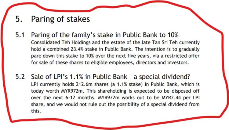 A case of proverbial Public Bank shareholders laughing all the way to ...