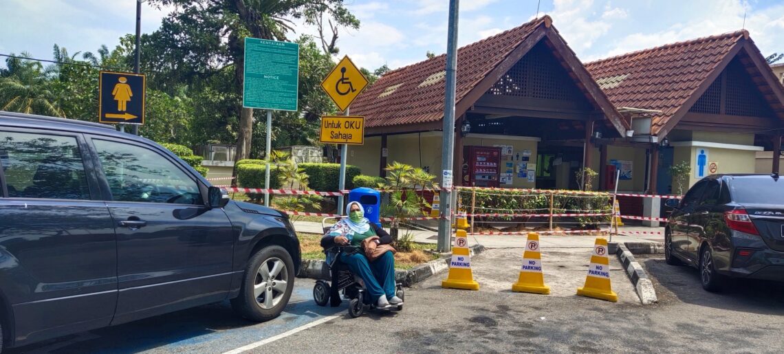 Wheelchair of GE15’s MP aspirant rammed into by inconsiderate driver