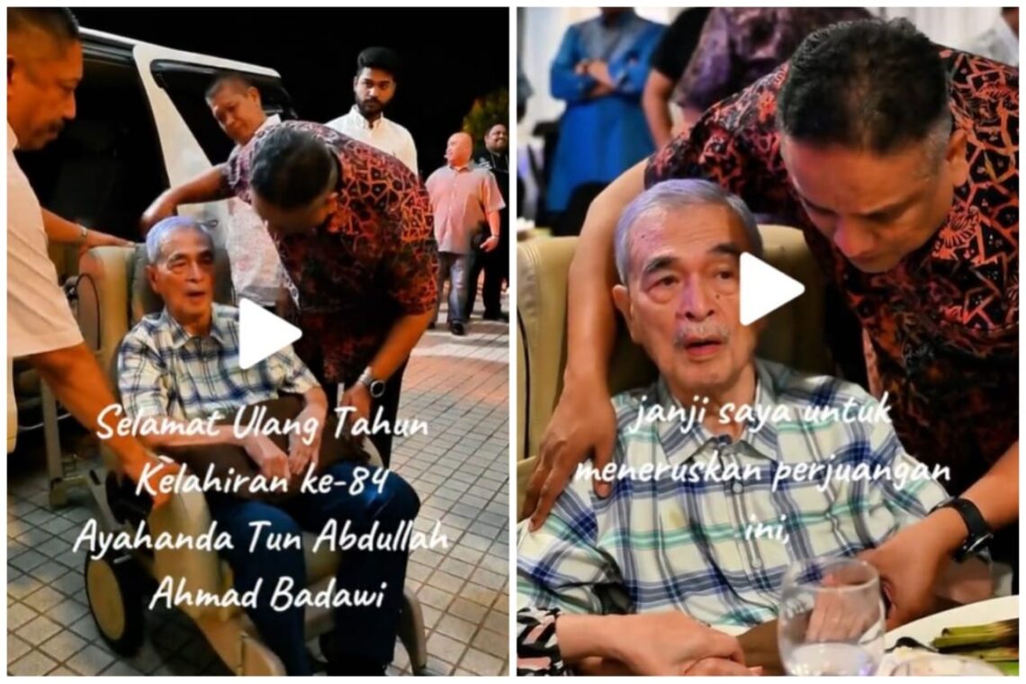 Sad yet true: Recent video shows Pak Lah a shadow of his former self