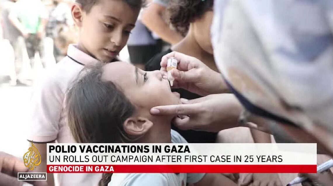 Polio vaccinations in Gaza: UN rolls out campaign after first case in ...